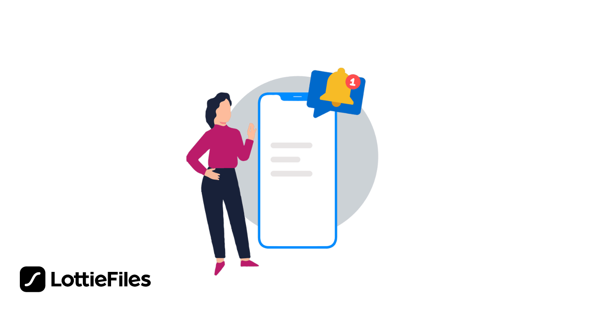 Free Notification Animation by Saad | LottieFiles