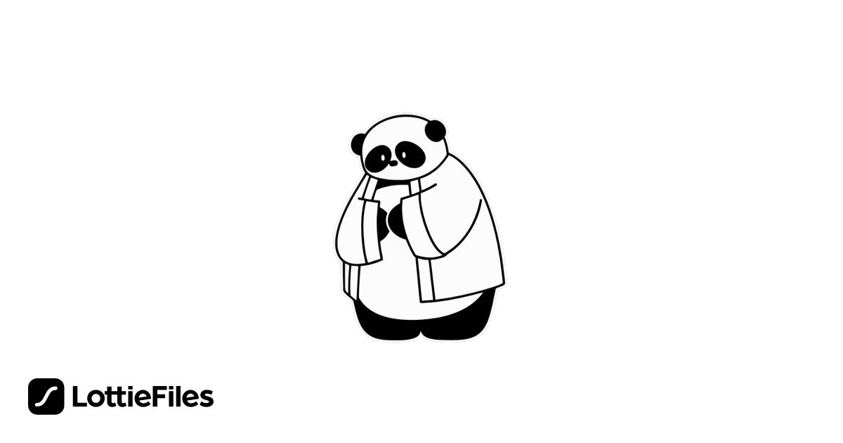 Free Panda bowing Animation by Weblodge | LottieFiles