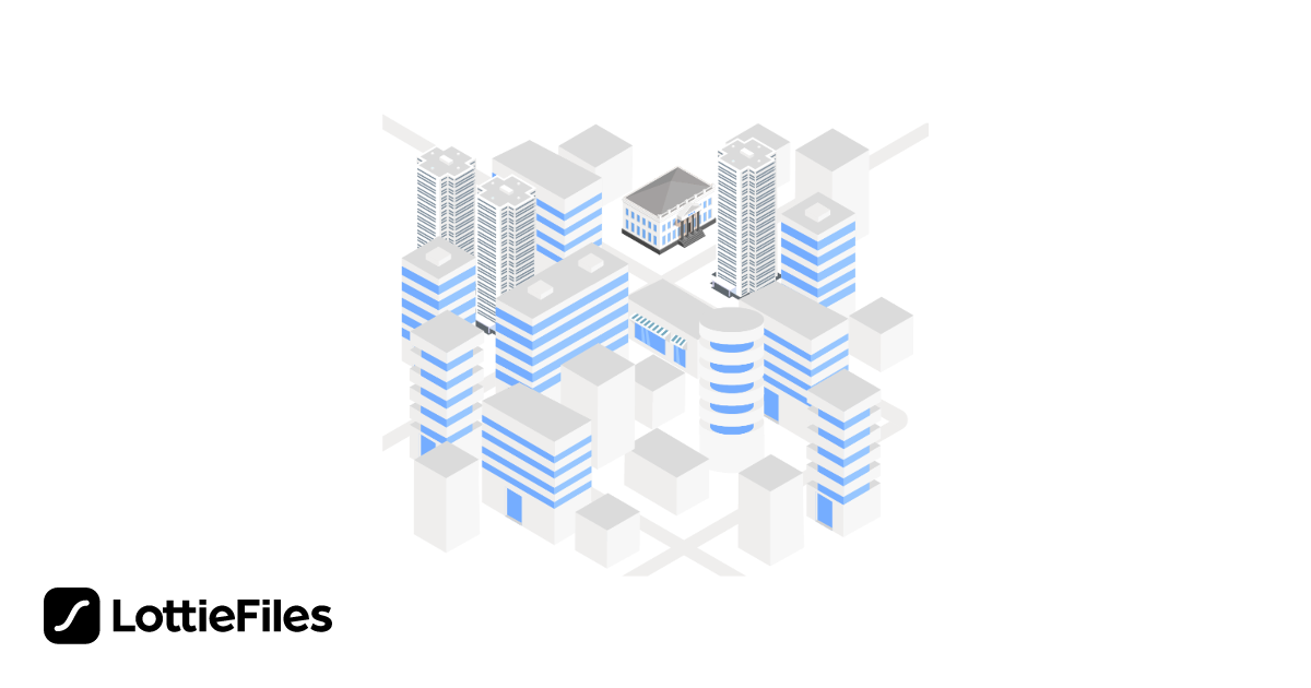 Free City buildings Animation by Akash Gupta | LottieFiles