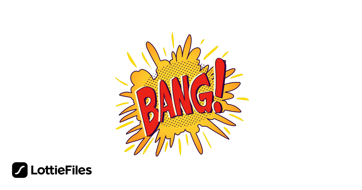 Free Cute Bubble Sticker Bang Animation by Abdul Latif | LottieFiles