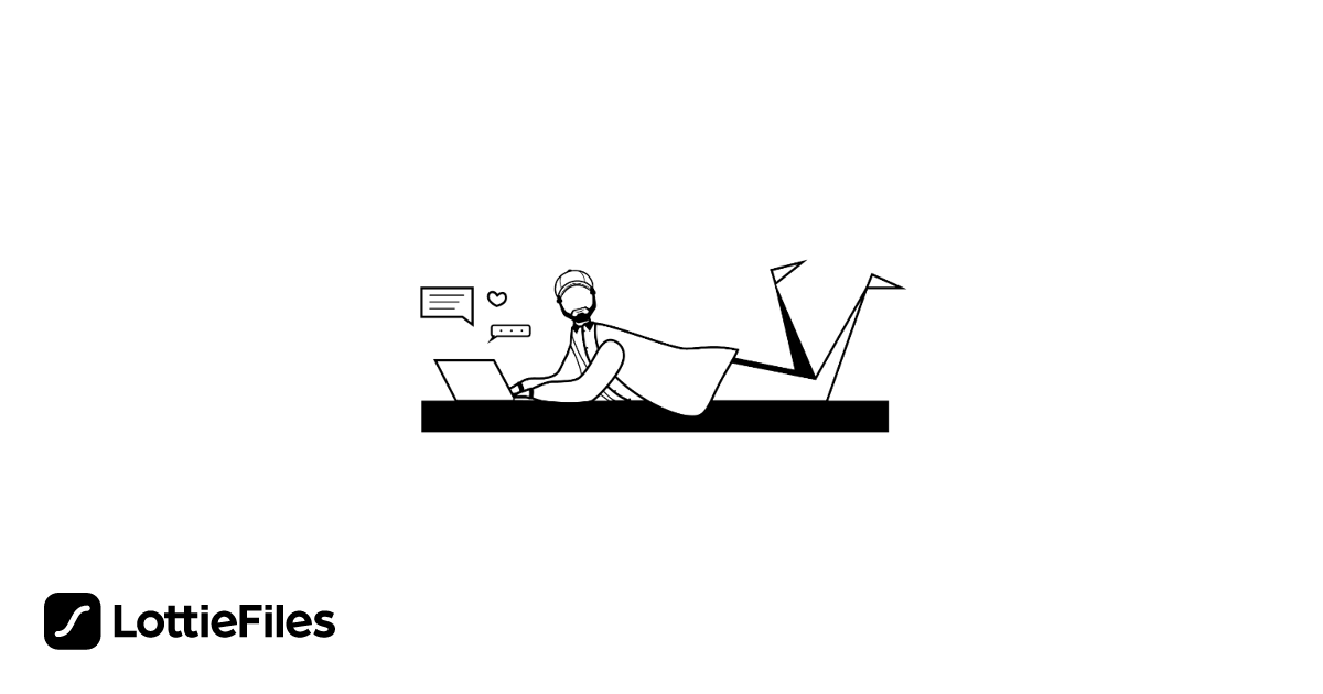 Free Character Typing Animation by Cornish | LottieFiles