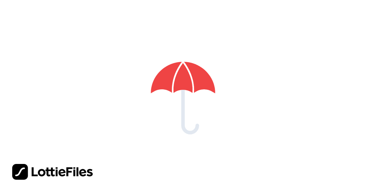 Free umbrella Animation by animation free | LottieFiles