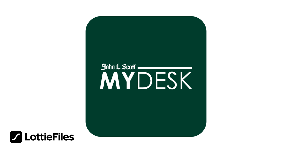 Free MyDesk Button Animation by JLSSO Marketing | LottieFiles