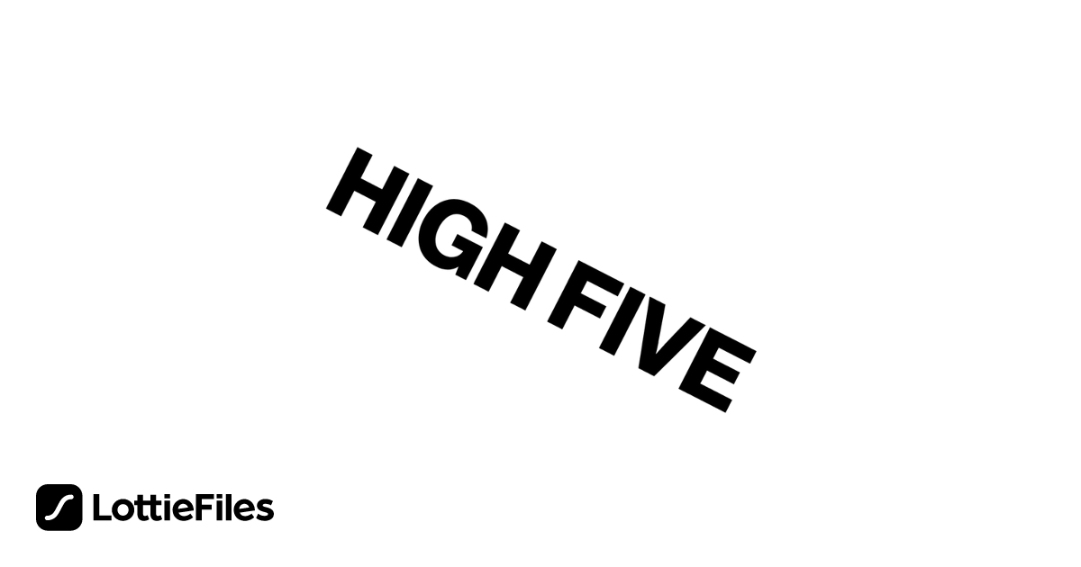 Free Highfive rotation Animation by Sanghyo | LottieFiles