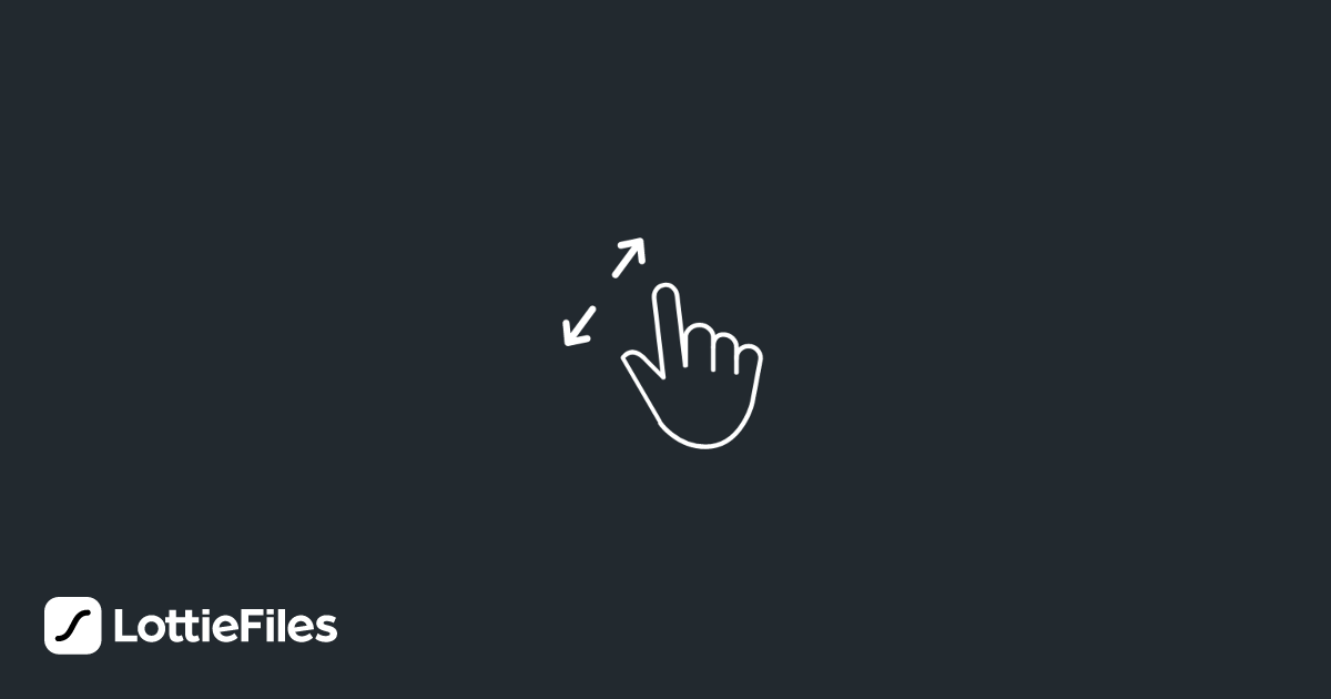 Free Hand Zoom Animation by Speck | LottieFiles