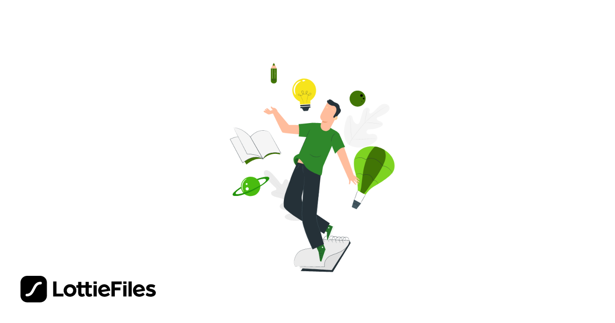 Free A young studying Animation by Mayara Cristina | LottieFiles