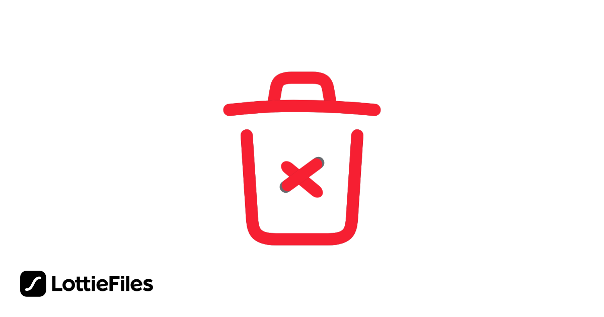 Free Delete animation Animation by Islem | LottieFiles