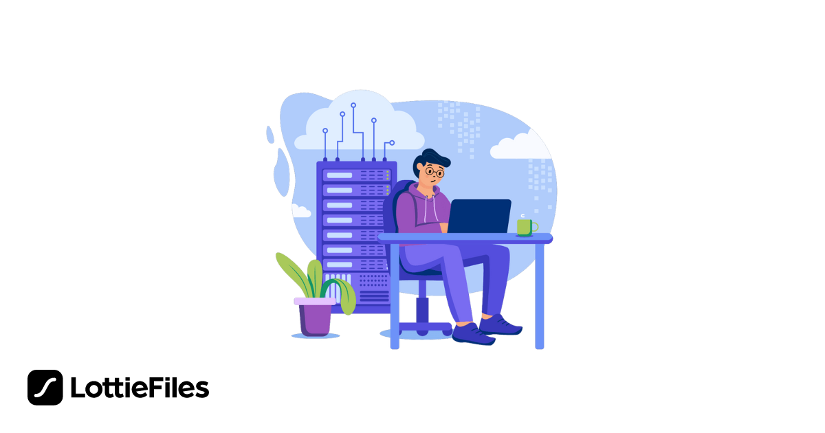 Free cloud computing Animation by Aniee | LottieFiles