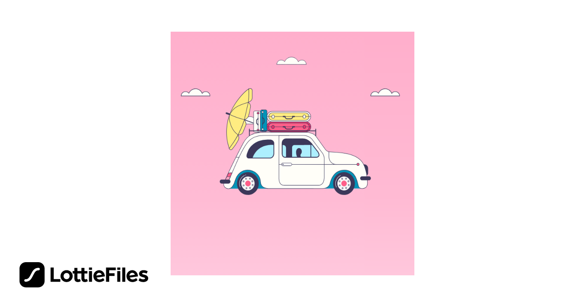 Free Road Trip Animation by Oleksandr | LottieFiles