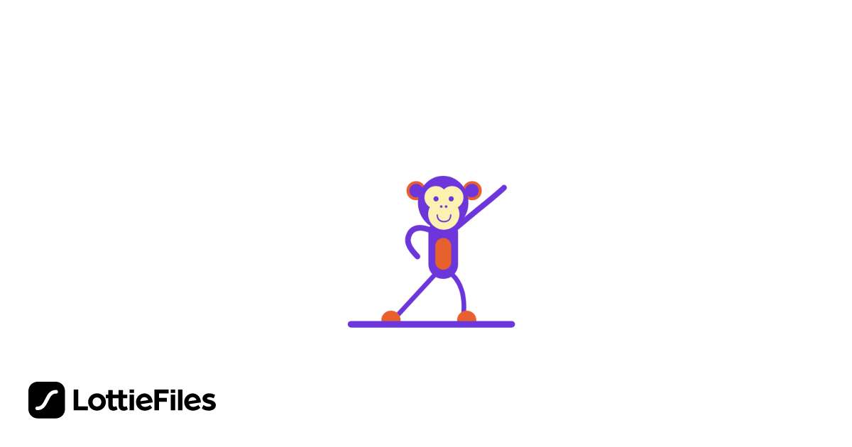 Free Dancing Monkey2 Animation by Henri | LottieFiles