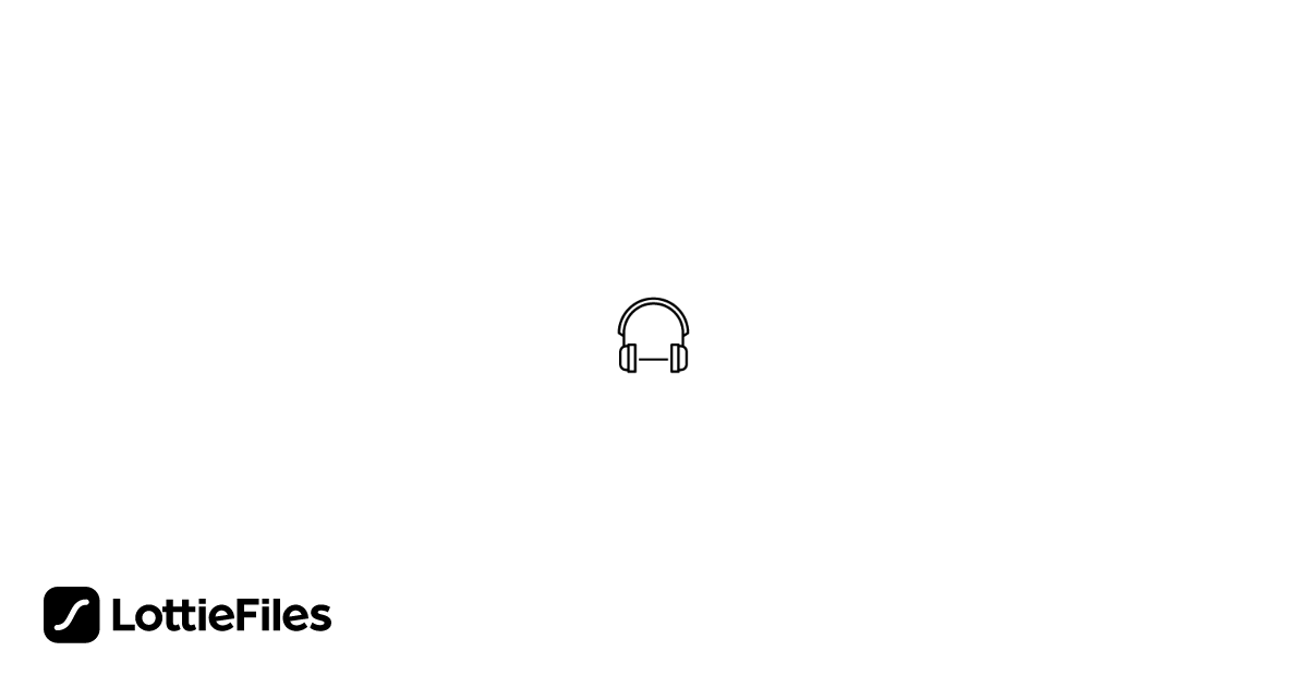 Free Headphone Animation by LottieFiles | LottieFiles