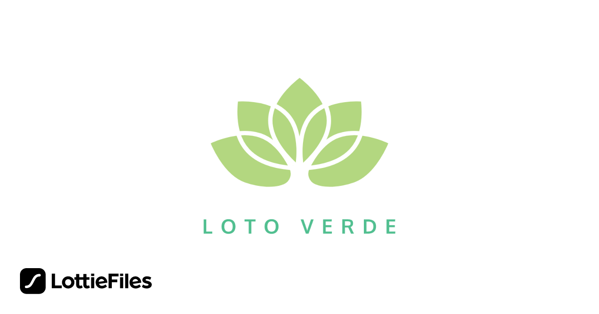 Animación gratuita de Loto Verde Logo Animation por Angelo Macaione ...