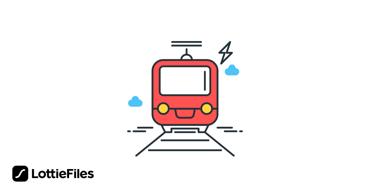 Free Metro Train Animation Animation by Divyesh 8D | LottieFiles