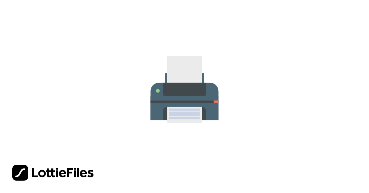 Free Laser Printer Printing Paper Animation Animation by Tom | LottieFiles