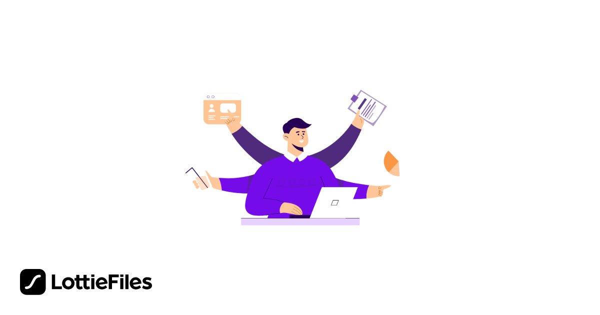 Free Multitask Animation by Andrea | LottieFiles