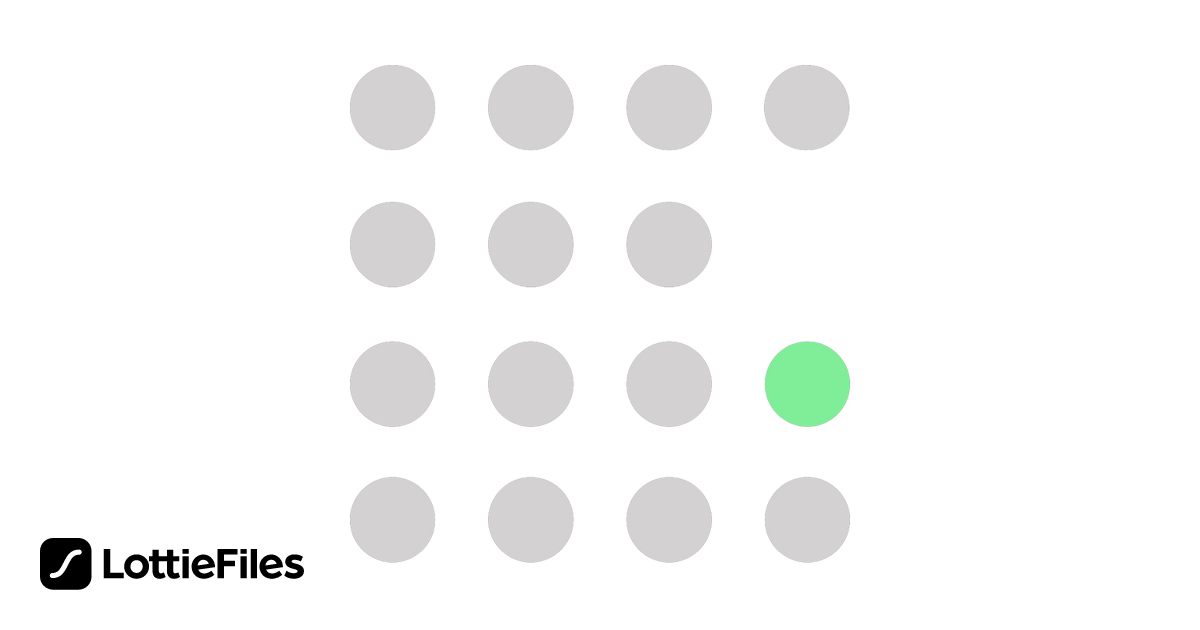Free Circle placing Lottie JSON animation Animation by Weblodge ...