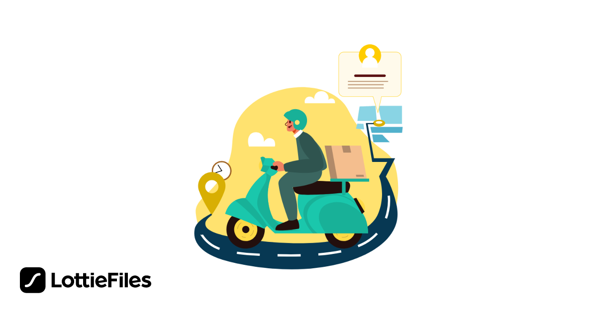 Free Delivery boy Animation by SumanGhosh | LottieFiles