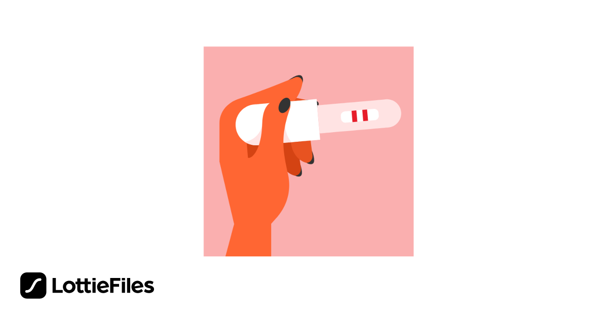 Free Pregnancy Test Animation by Panda | LottieFiles