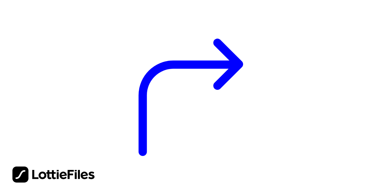 Free Turn right Animation by LottieFiles | LottieFiles