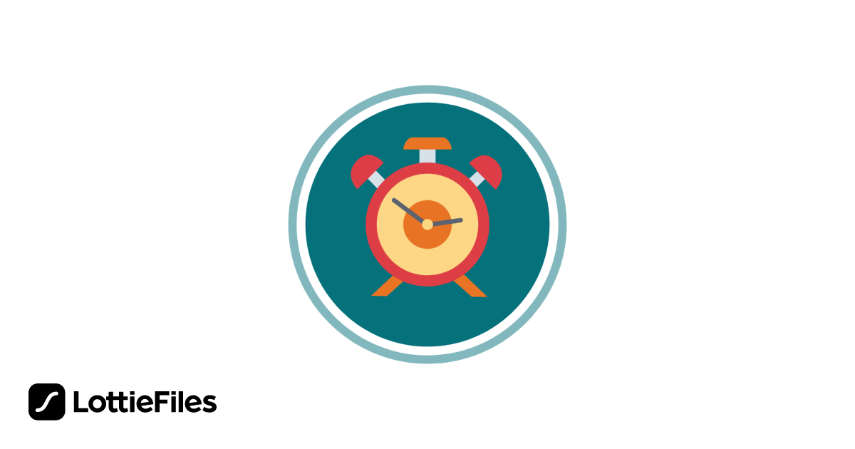 Free Alarm Clock Animation by Rajendra Pal | LottieFiles