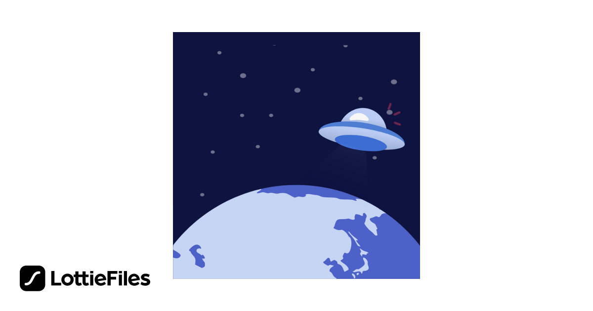 Free The UFO Animation by Nguyen | LottieFiles