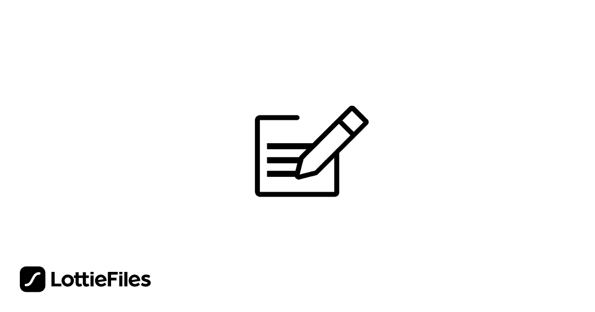 Free Taking notes Animation by Rasmus Foxman | LottieFiles