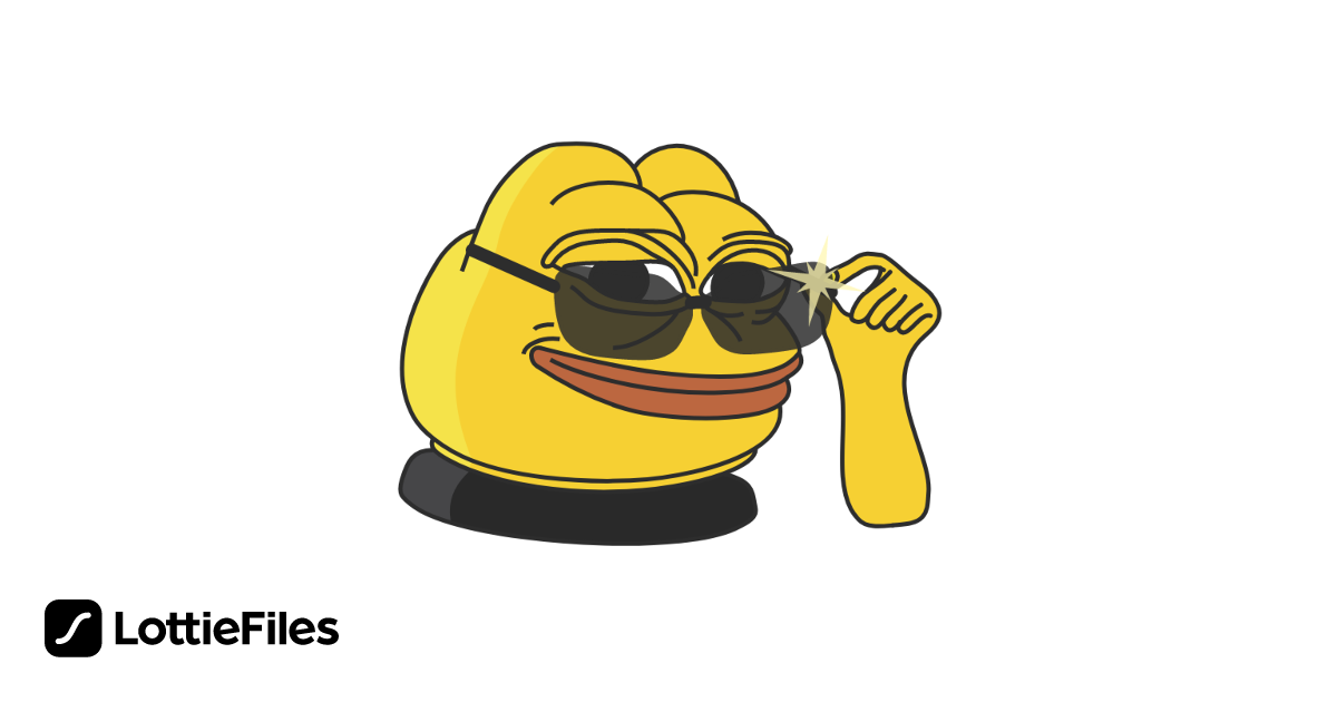 Free Gold Pepe Animation by Mr | LottieFiles