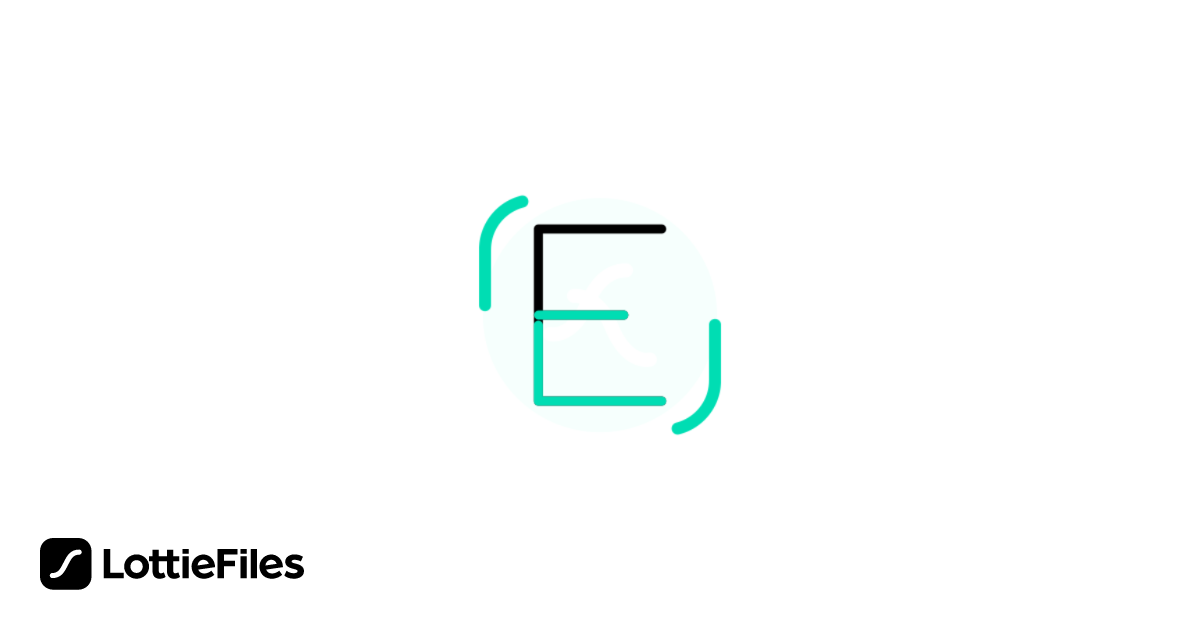 Free E alphabet icon Lottie JSON animation Animation by Weblodge ...