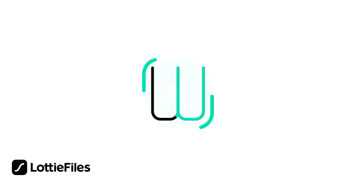 Free W alphabet icon Lottie JSON animation Animation by Weblodge ...
