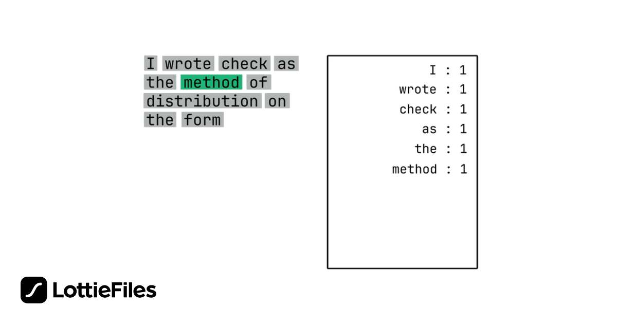 Free word-count-prob Animation by jb | LottieFiles