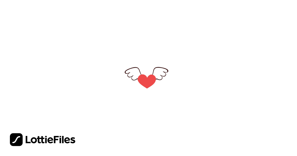 Free heart flying Animation by Asim | LottieFiles