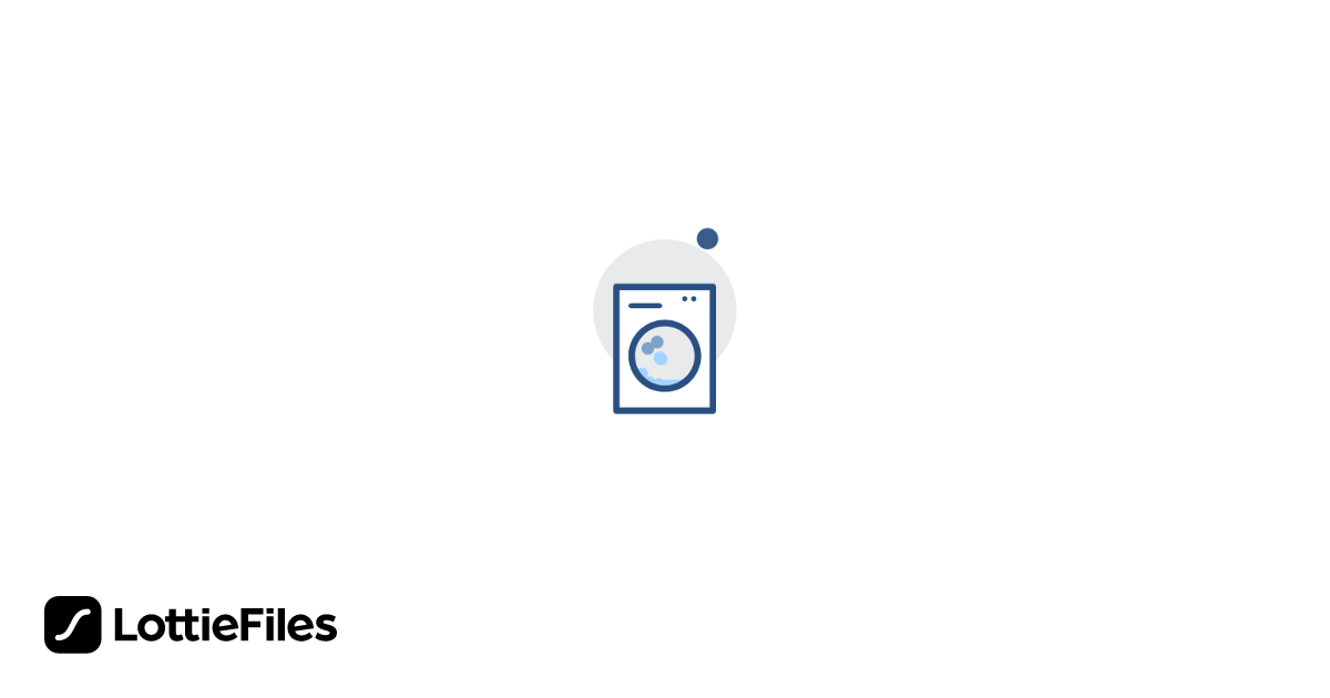 Free Laundry Illustration Animation Animation by Chris Shaw | LottieFiles