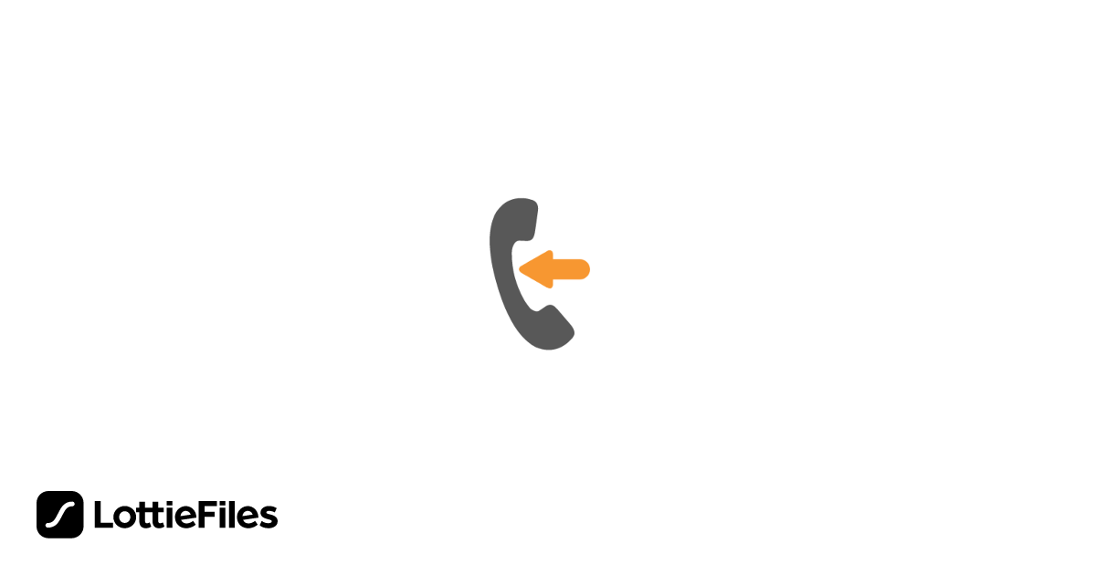 Free Incoming Call Animation Animation by Splash Animation | LottieFiles
