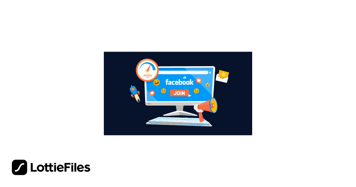 Free Facebook Join Animation by DFRNC | Motion Design Studio | LottieFiles