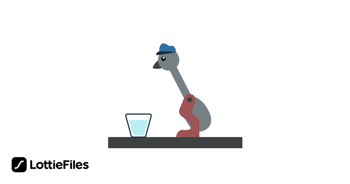 Free Drinking Bird Animation by Andrea Gissel | LottieFiles