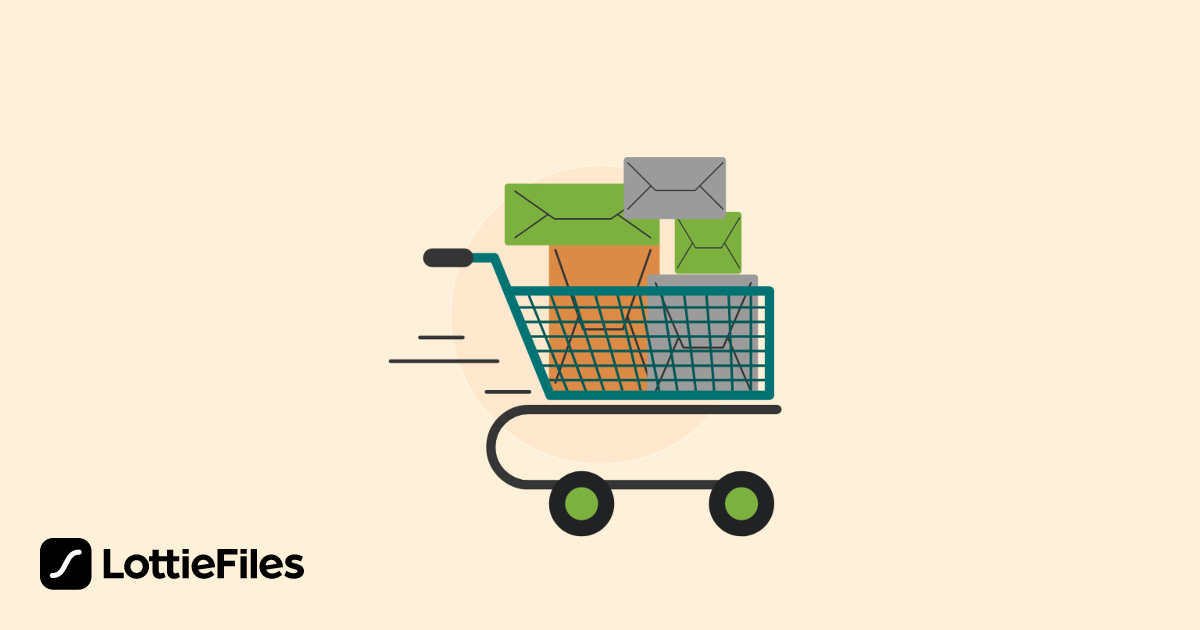 Free shopping cart Animation by DCE | LottieFiles
