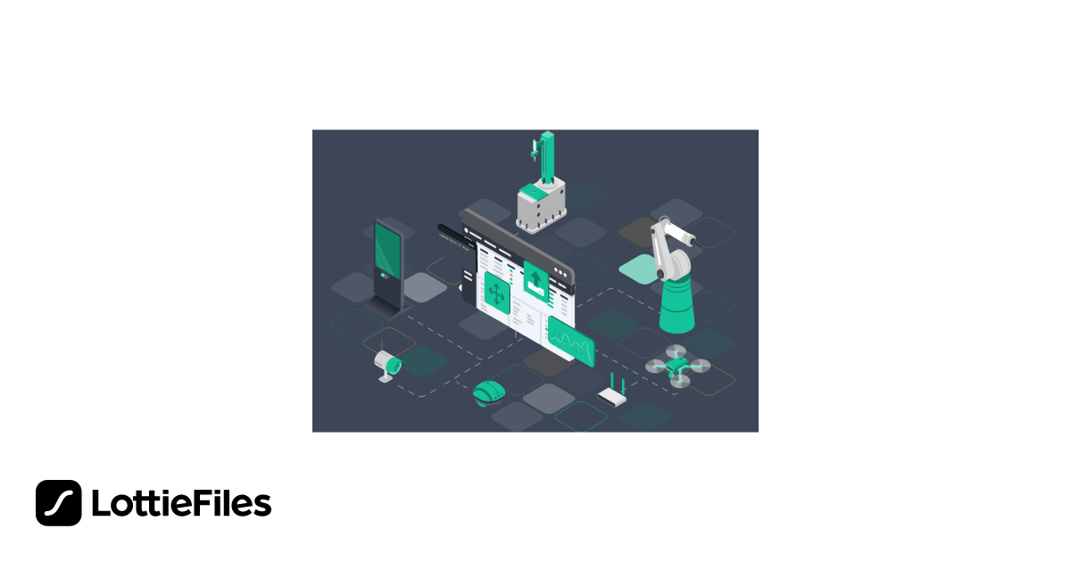 Free Smart Robotic Production Animation by Sergey Designer | LottieFiles