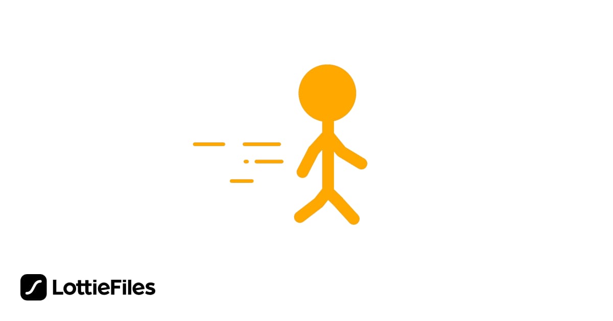 Free StickMan Walking Animation by Ana Florez | LottieFiles