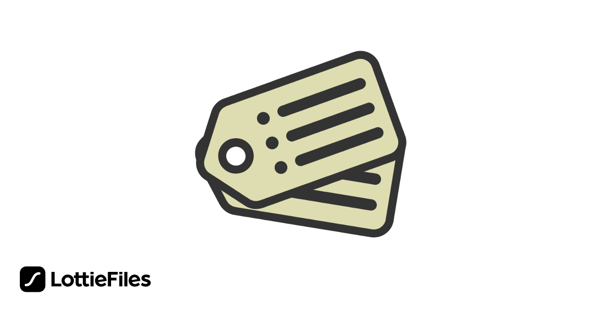 Free tags Animation by Tetsuro Nitta | LottieFiles