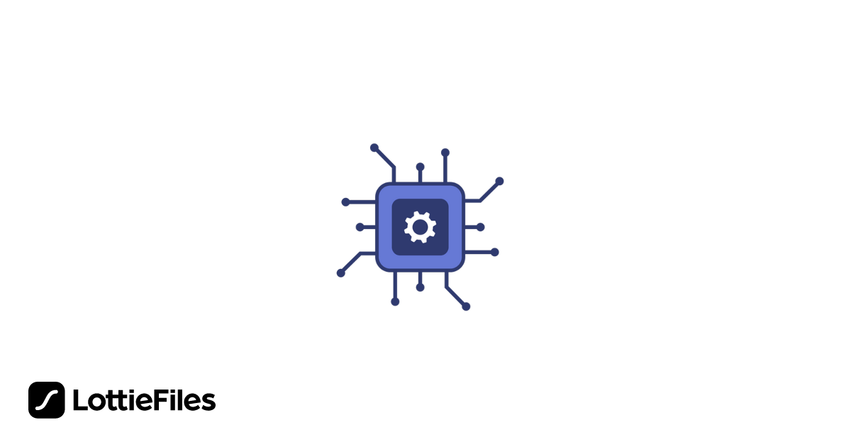 Free Artificial Intelligence Chip Animation by Bilal Naseer | LottieFiles