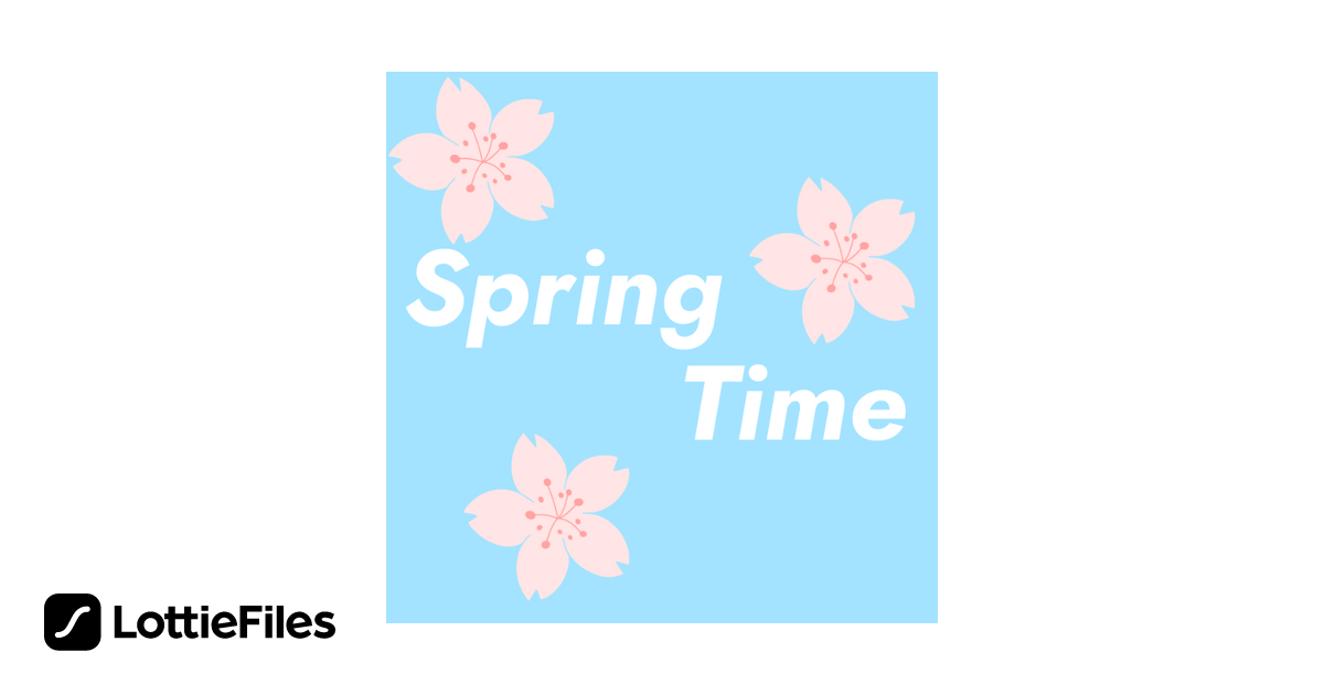 Free Spring Time Animation by 딥다운 스튜디오 | LottieFiles