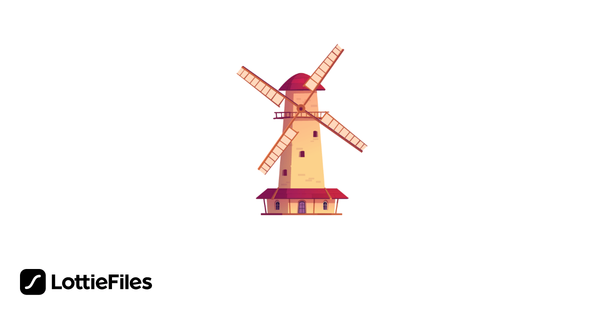Free Windmill Animation Animation by William | LottieFiles
