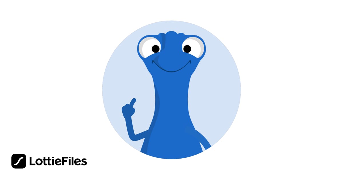 Free Mono Azul Saluda Animation By Enrique Miguel Espina Duarte