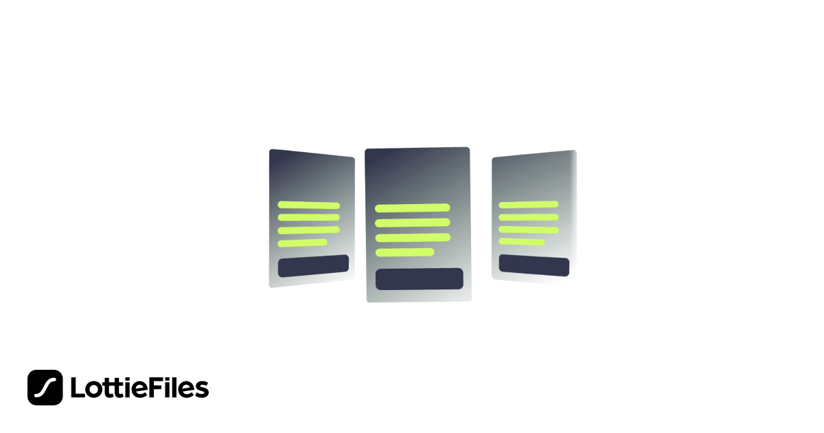 Free Carousel swiping cards (loopable) @silvestre.work Animation by ...