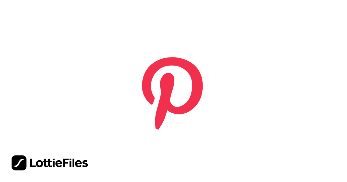 Free pinterest logo Animation by JasminLawerance | LottieFiles