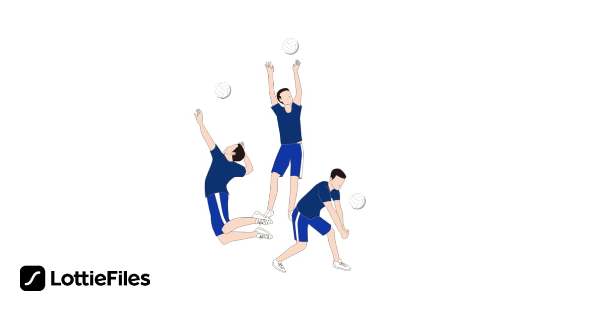 Free volleyball Animation by ngsk095 | LottieFiles