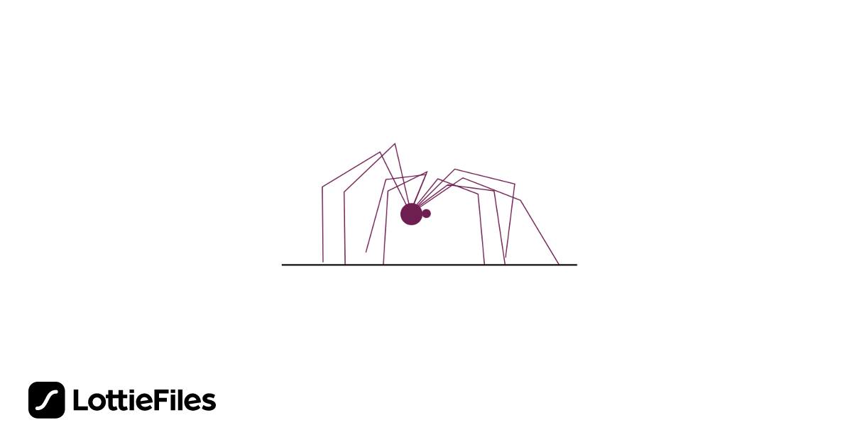 Free Spider walking animation Animation by Abdul Latif | LottieFiles