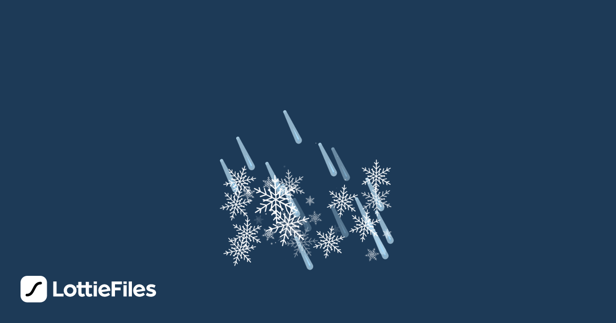 Free Rain Snow2 Icon Lottie Json Animation Animation By Lottiejson Lottiefiles 