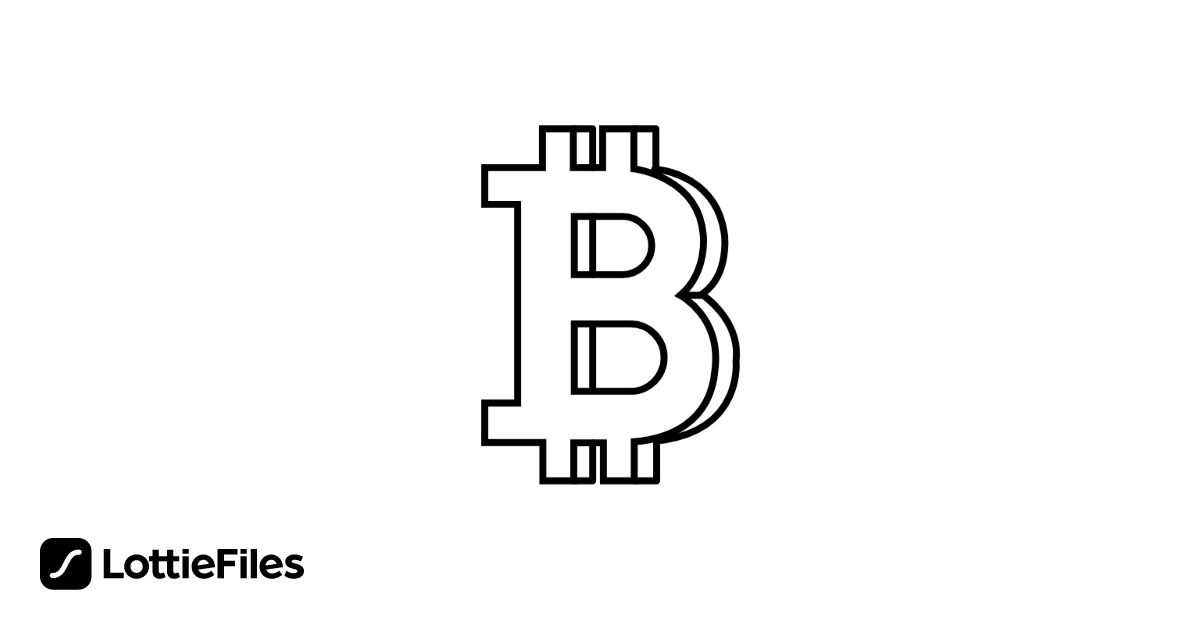 Free Bitcoin 3d Outline Icon Animation Animation by Praneeth Kawya ...