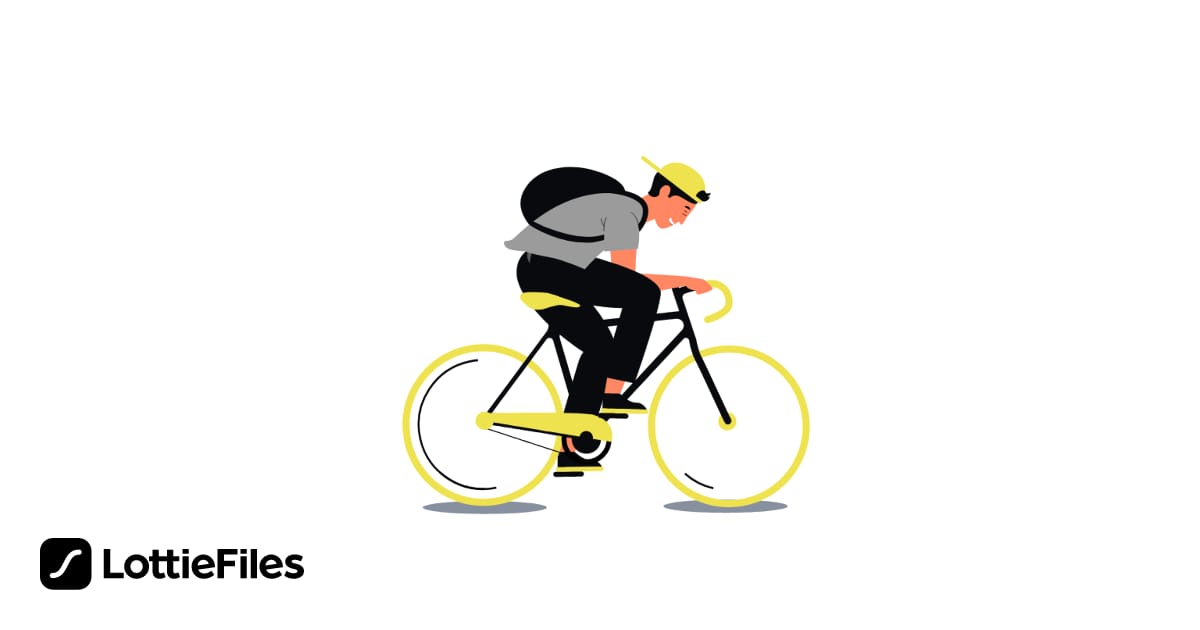 Free Cycling Animation by Muhammad Ali | LottieFiles